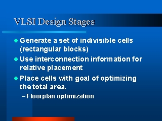 VLSI Design Stages